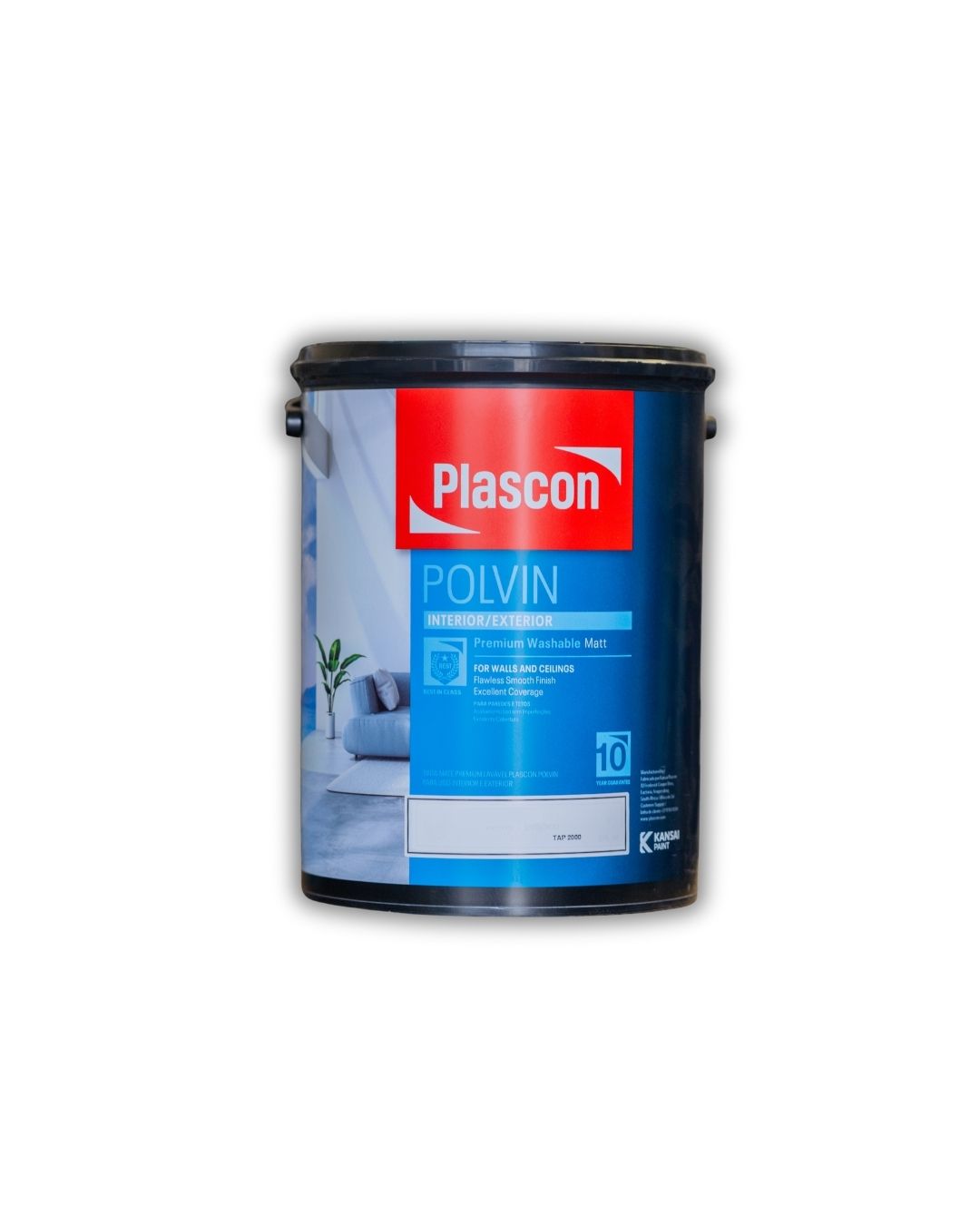 5Lt PLASCON POLVIN Wall & Ceiling – Super Paints